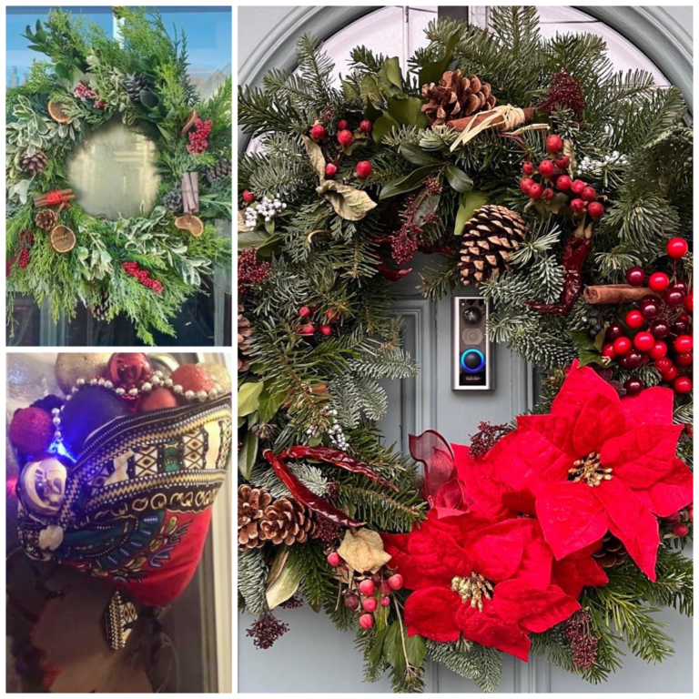 And the winners of our first Christmas door wreath competition are ...